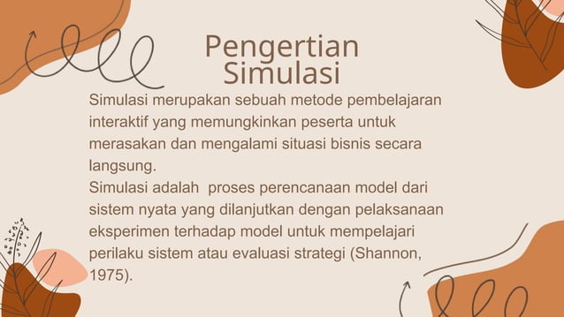 *PPT Materi Kuliah Simulasi Bisnis ke 1* | PPTX