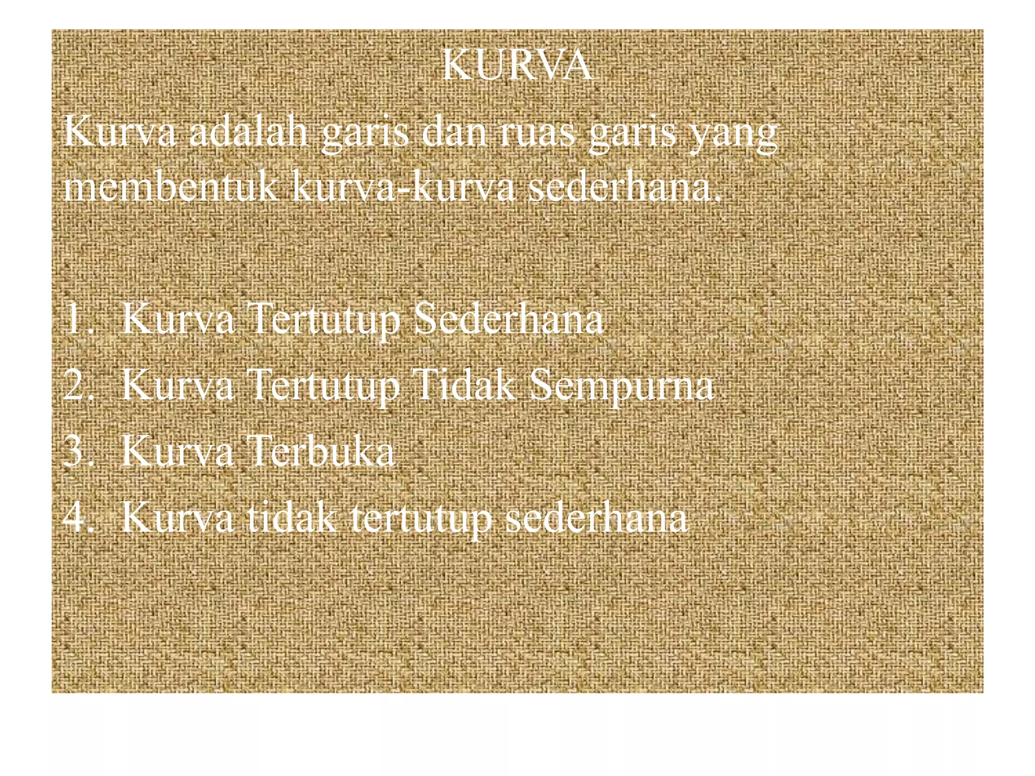Ppt singkat garis, sudut, dan kurva | PPTX