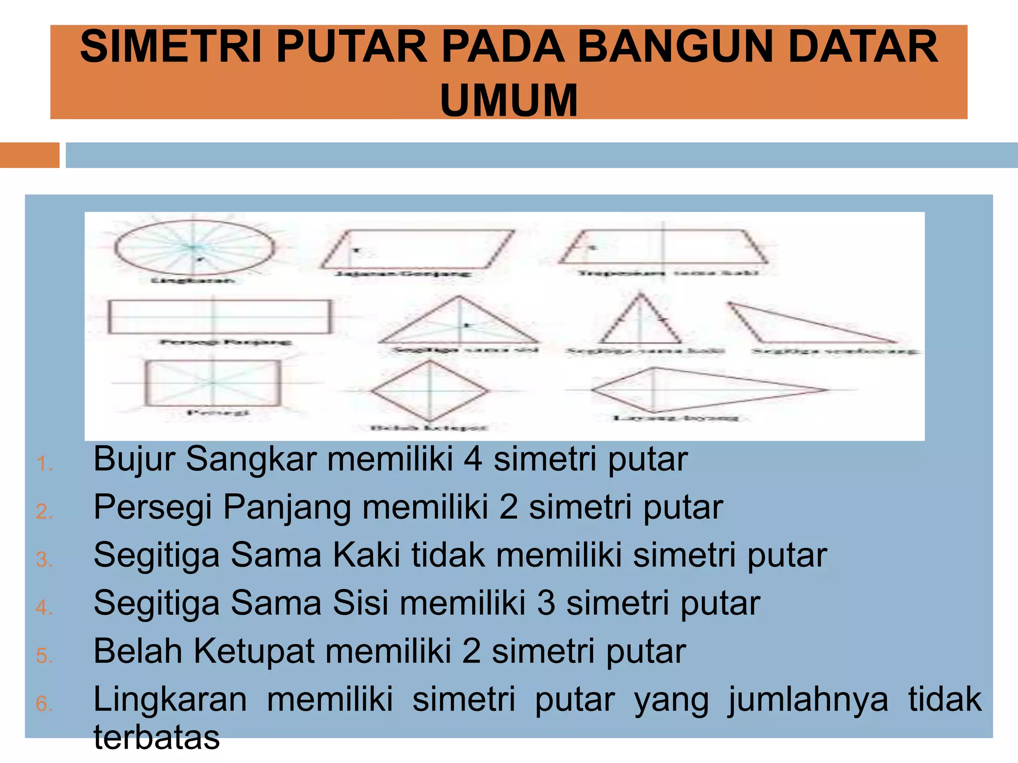 Ppt singkat kel.8 simetri lipat dan simetri putar | PPTX