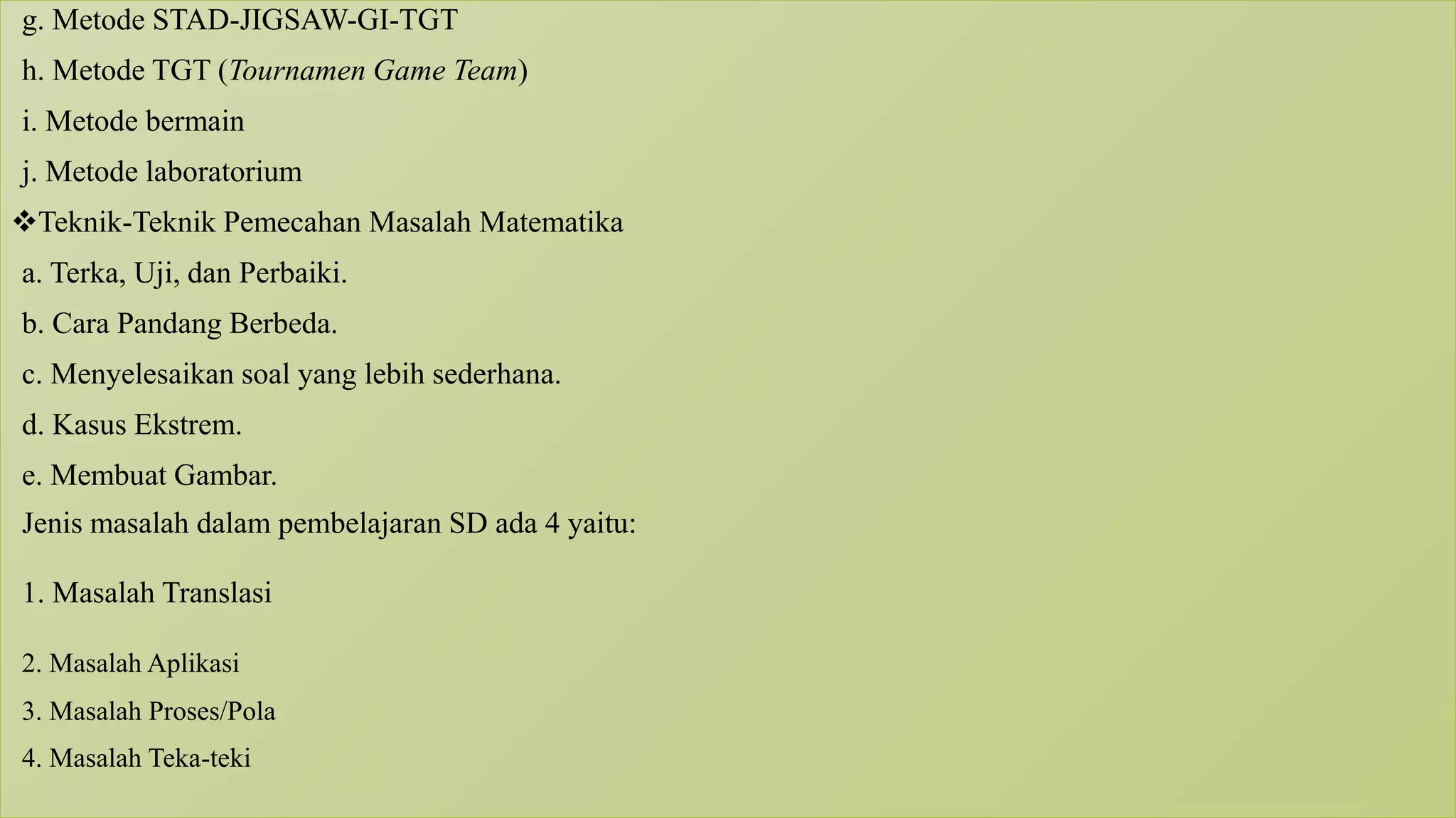 Ppt singkat pemecahan masalah KELOMPOK 3 | PPT