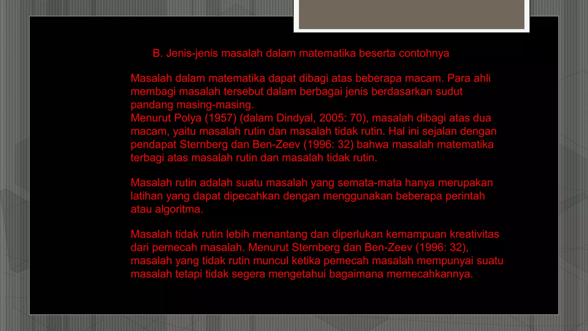 Ppt singkat pemecahan permasalahan matematika kel 10 | PPT