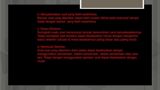 Ppt singkat pemecahan permasalahan matematika kel 10 | PPT