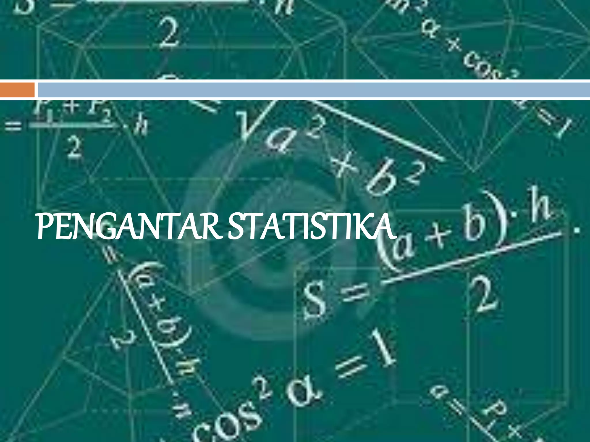 Ppt singkat pengantar statistika | PPT