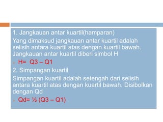 Ppt singkat pengantar statistika | PPTX
