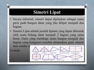 Ppt singkat simetri lipat dan simetri putar | PPTX