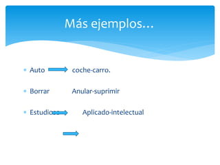 ppt sinónimos y antónimos lenguaje y comunicación | PPT