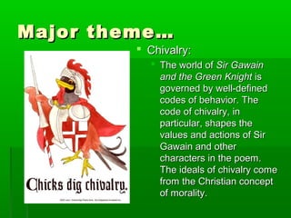 Ppt sir gawain-and-the-green-knight | PPT | Fantasy | Genres