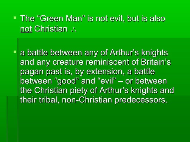 Ppt sir gawain-and-the-green-knight