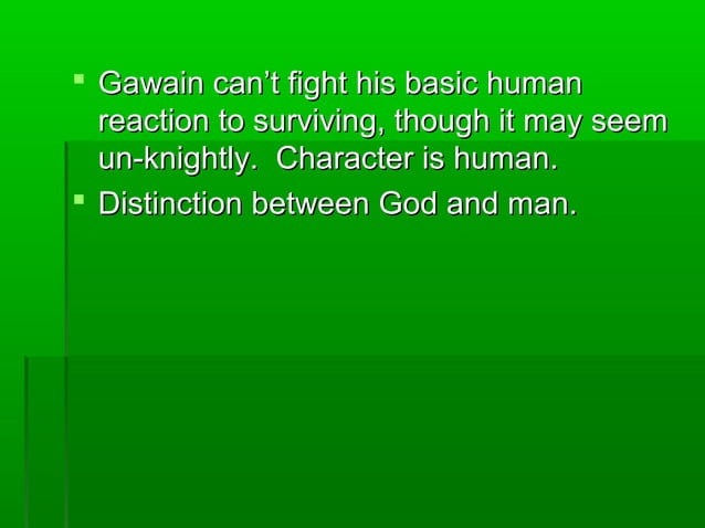 Ppt sir gawain-and-the-green-knight