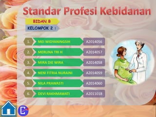 standar profesi kebidanan | PPTX