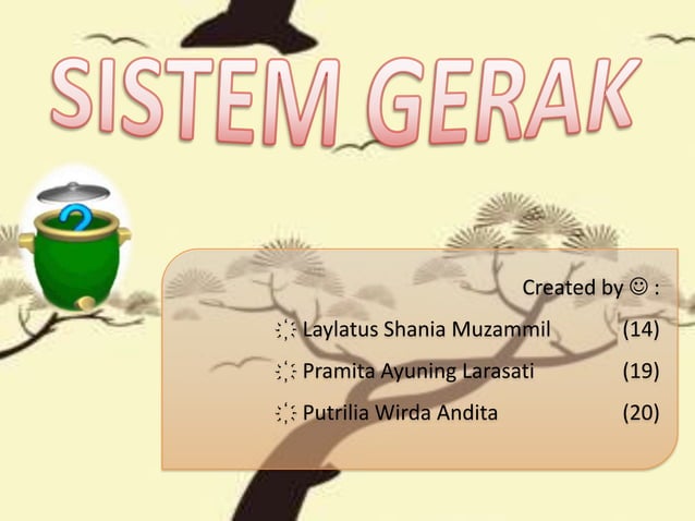 sistem gerak pada manusia | PPTX