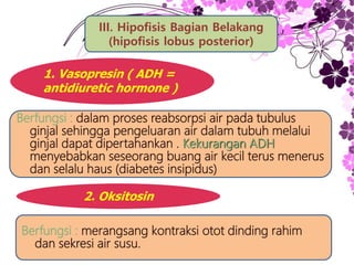 Ppt sistem hormon pada manusia | PPTX