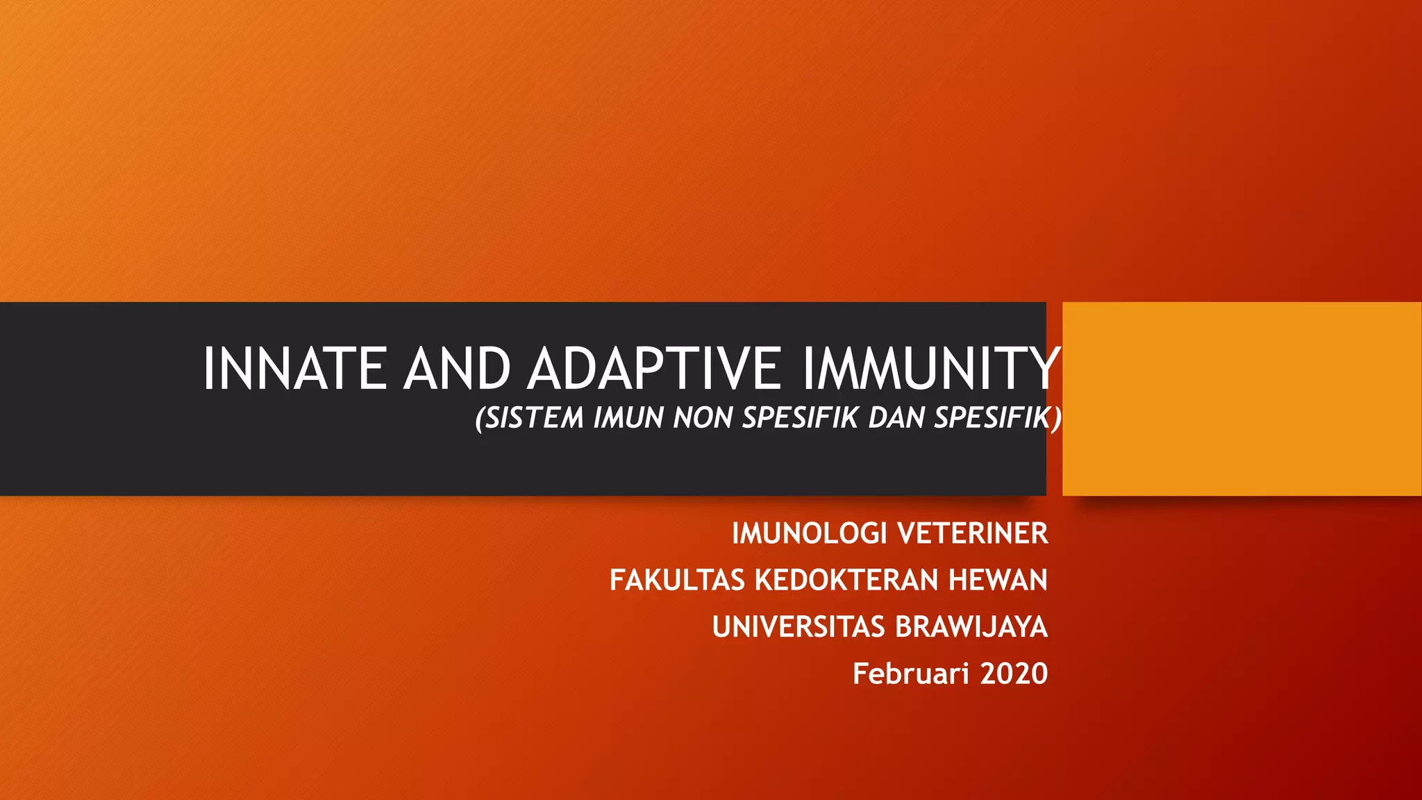 PPT Sistem Immun Innate dan Adaptive.pptx