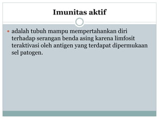 Ppt sistem imunitas | PPTX