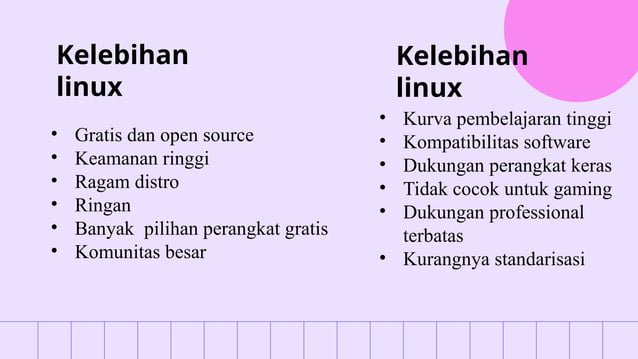 PPT sistem operasi linux server.pptx asna | PPTX