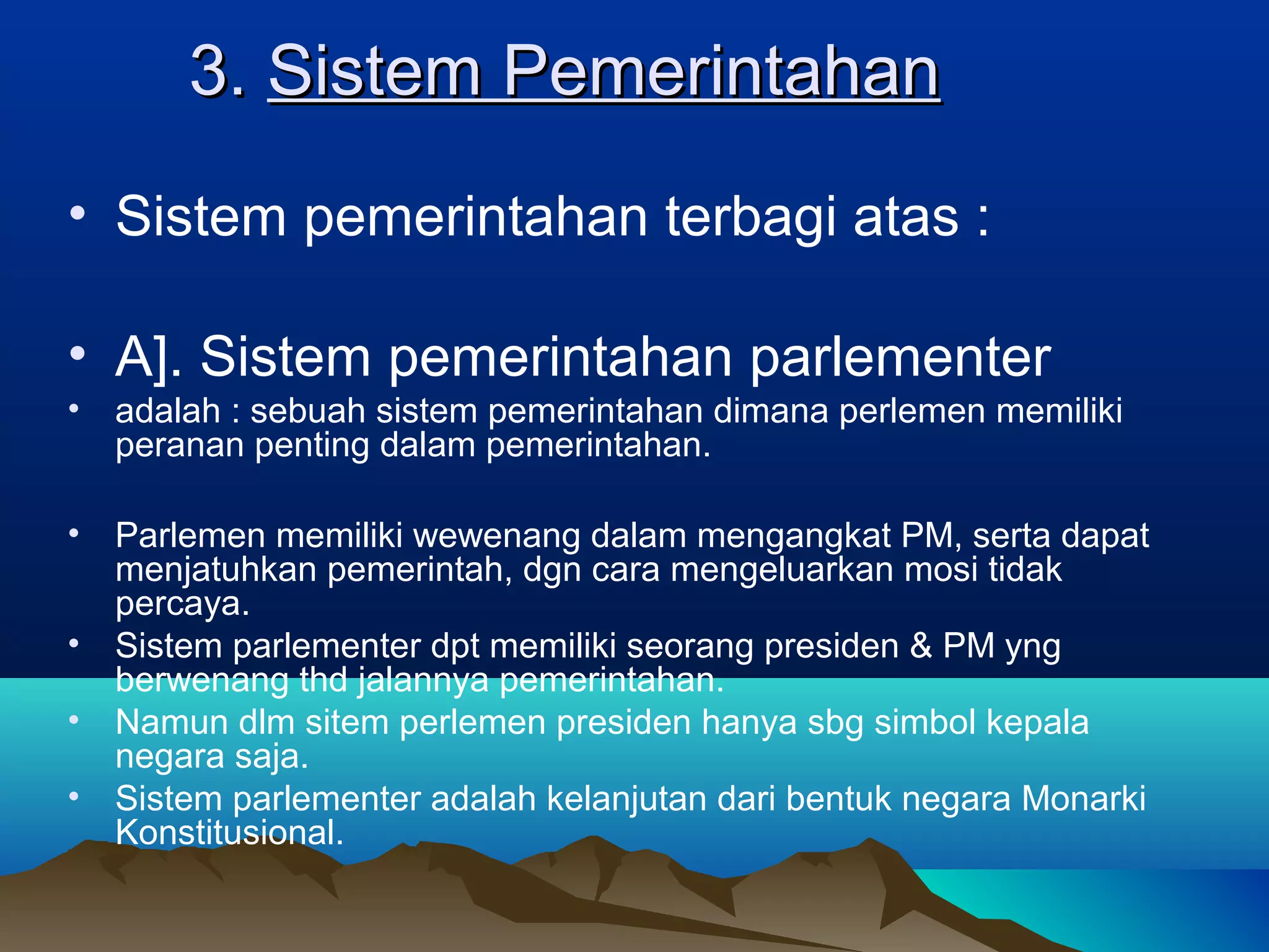 Sistem Pemerintahan | PPT