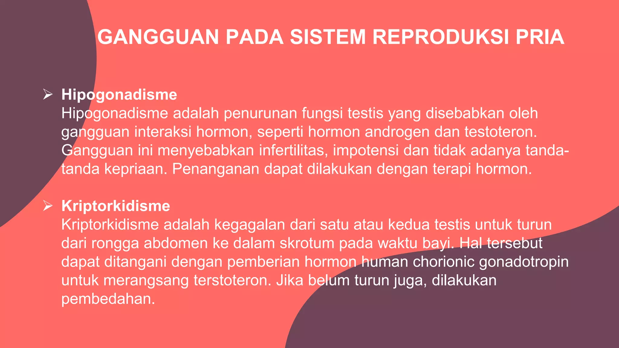 Ppt sistem reproduksi pria kel 4 | PPTX