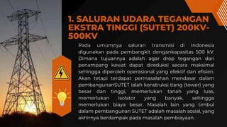 SISTEM PENYALURAN (TRANSMIS) SISTEM TENAGA LISTRIK | PPTX