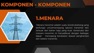 SISTEM PENYALURAN (TRANSMIS) SISTEM TENAGA LISTRIK | PPTX