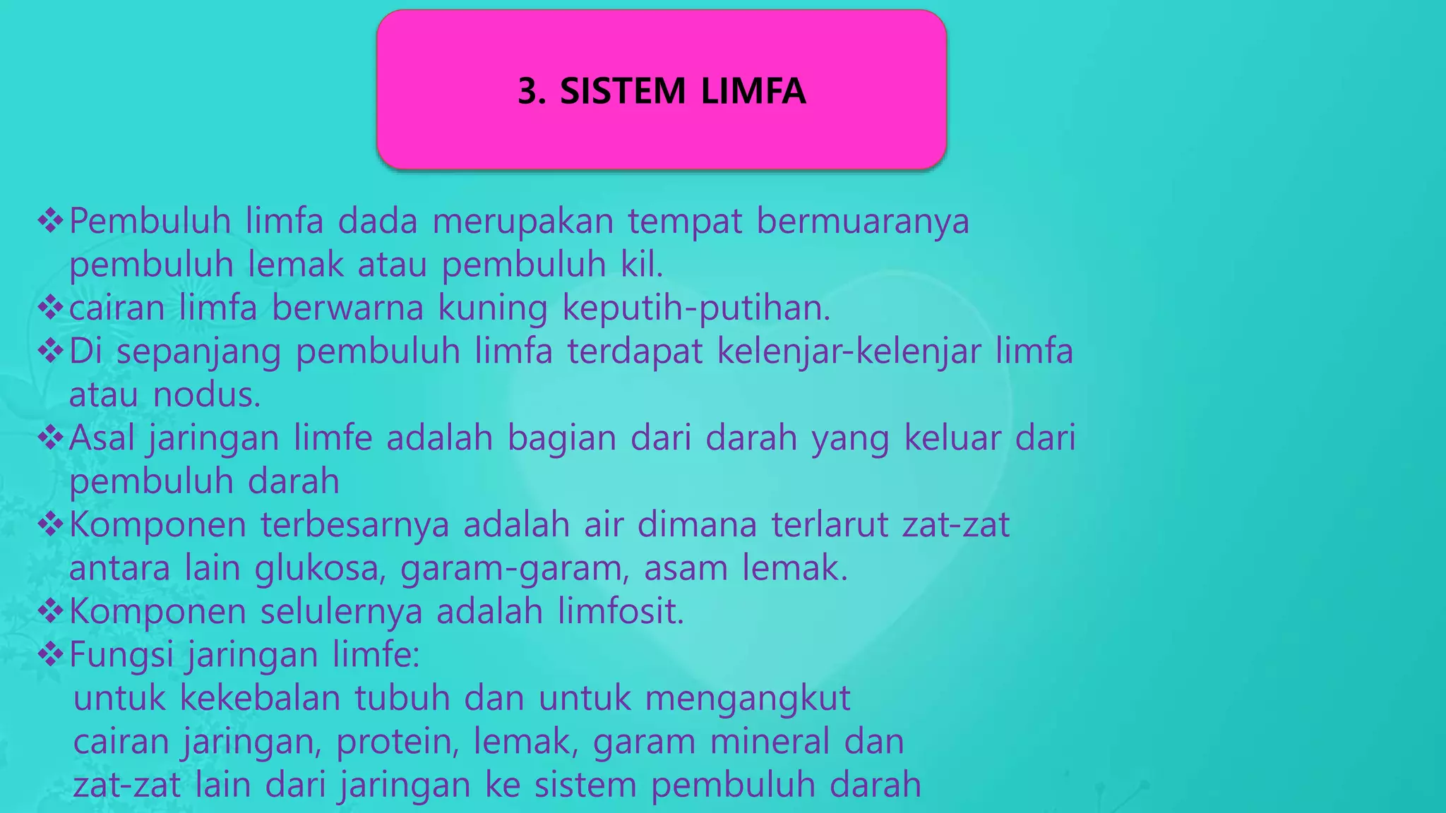 Ppt sistem transportasi pada manusia | PPTX