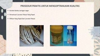 PPT SITOHISTO_FIKSASI PEMERIKSAAN HISTOLOGI | PPTX