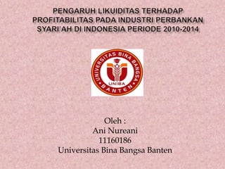 Ppt skripsi ani nuraini | PPTX