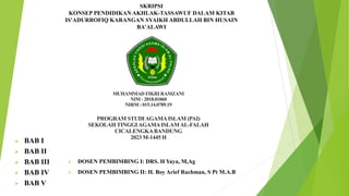 ppt SKRIPSI fikri ramzani keeren menarik | PPT