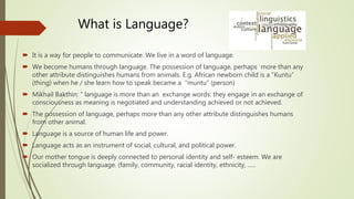 Short Introduction to Second Language | PPTX