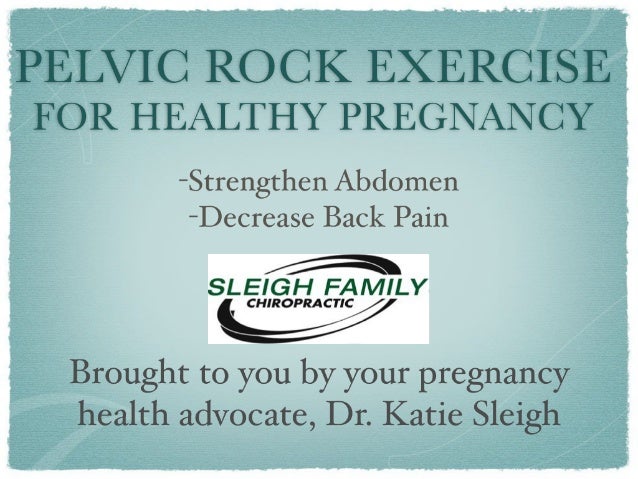 Strengthen Abdomen and Decrease Pain with Pelvic Rock Exercise for ...