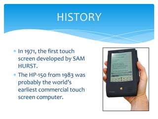 Touch Screen | PPT