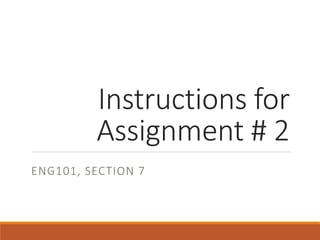 Ppt slides instructions for assignment nathalia | PPTX