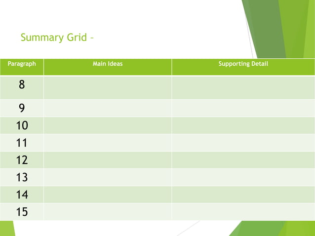 Summary Response Assignment | PPT