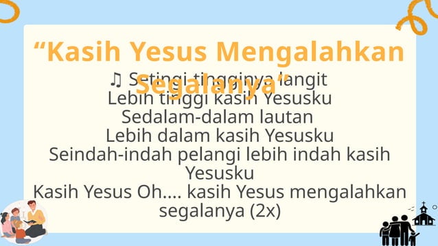 contoh ppt menarik lagu pujian sekolah minggu | PPTX