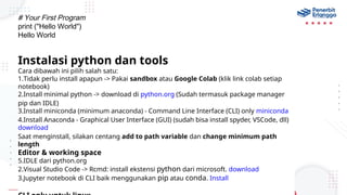 PPT SMA XI Belajar Python pertemuan 1.ppsx