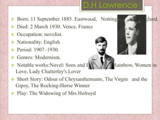 Snake - D H LAWRENCE | PPTX