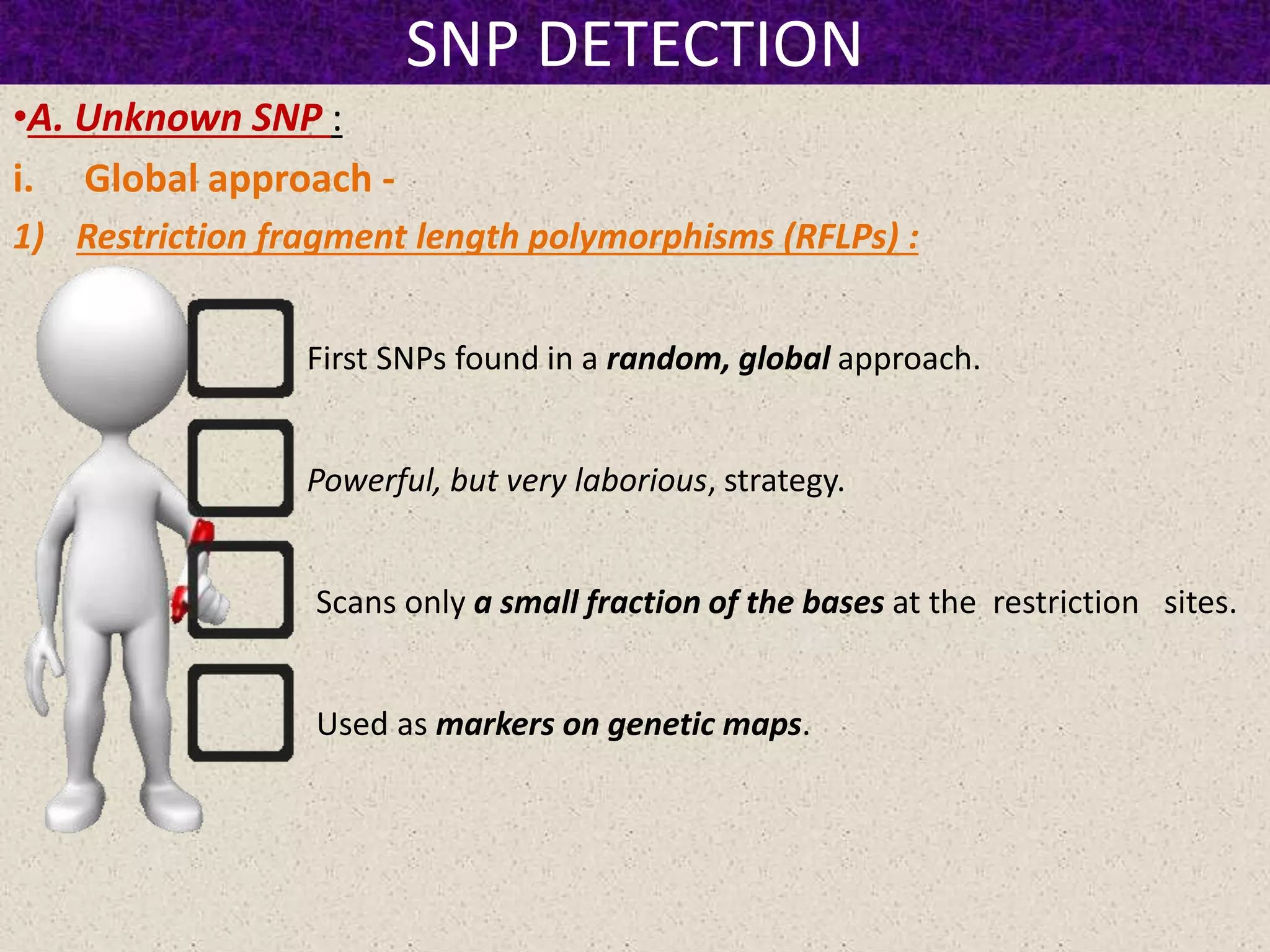 Ppt snp detection | PPTX