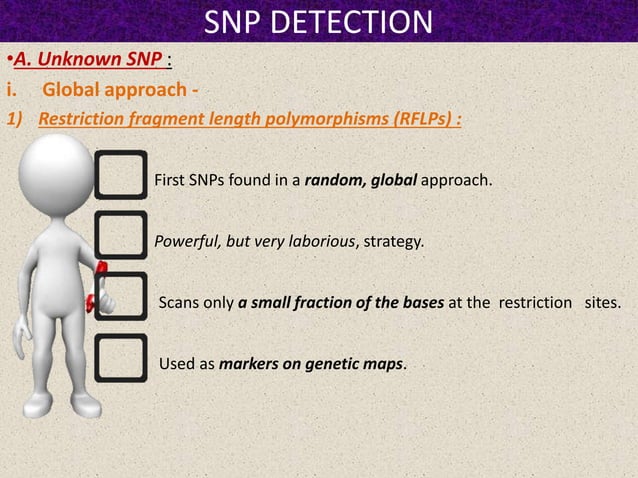 Ppt snp detection | PPTX