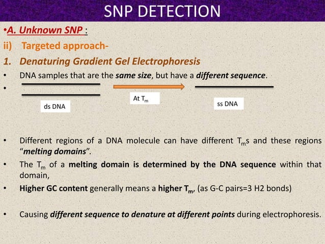 Ppt snp detection | PPTX