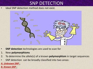 Ppt snp detection | PPTX
