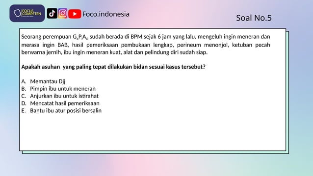 PPT soal bu Elsa tgl 14 JULI-PERSALINAN-Revisi.pptx