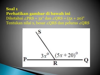 Ppt soal sudut mtk kls 7 genap | PPSX