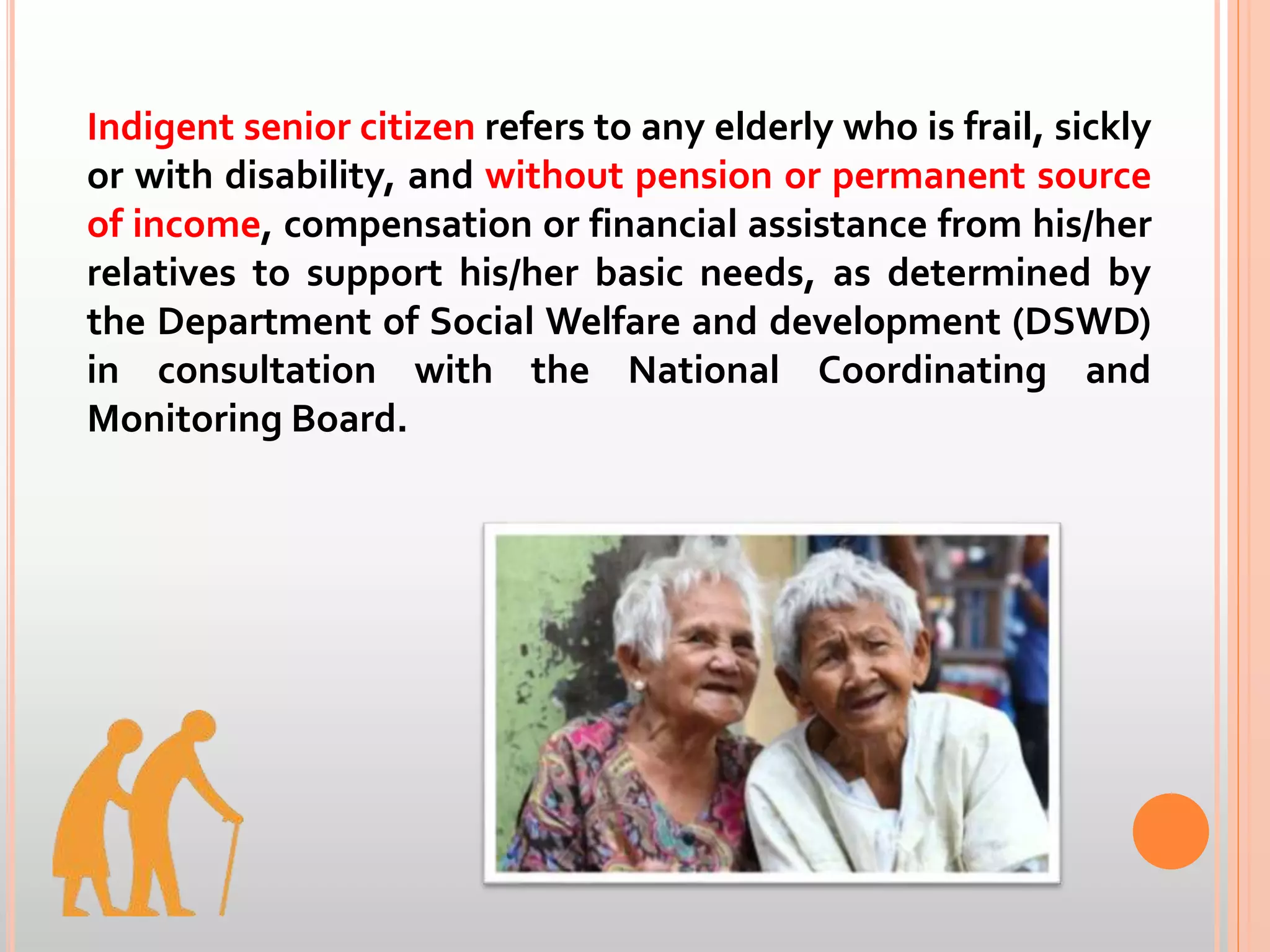 Expanded Senior Citizen Act | PPTX