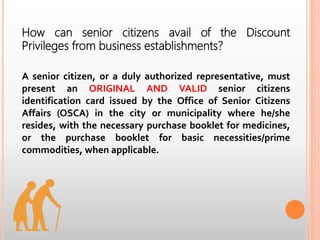 Expanded Senior Citizen Act | PPTX