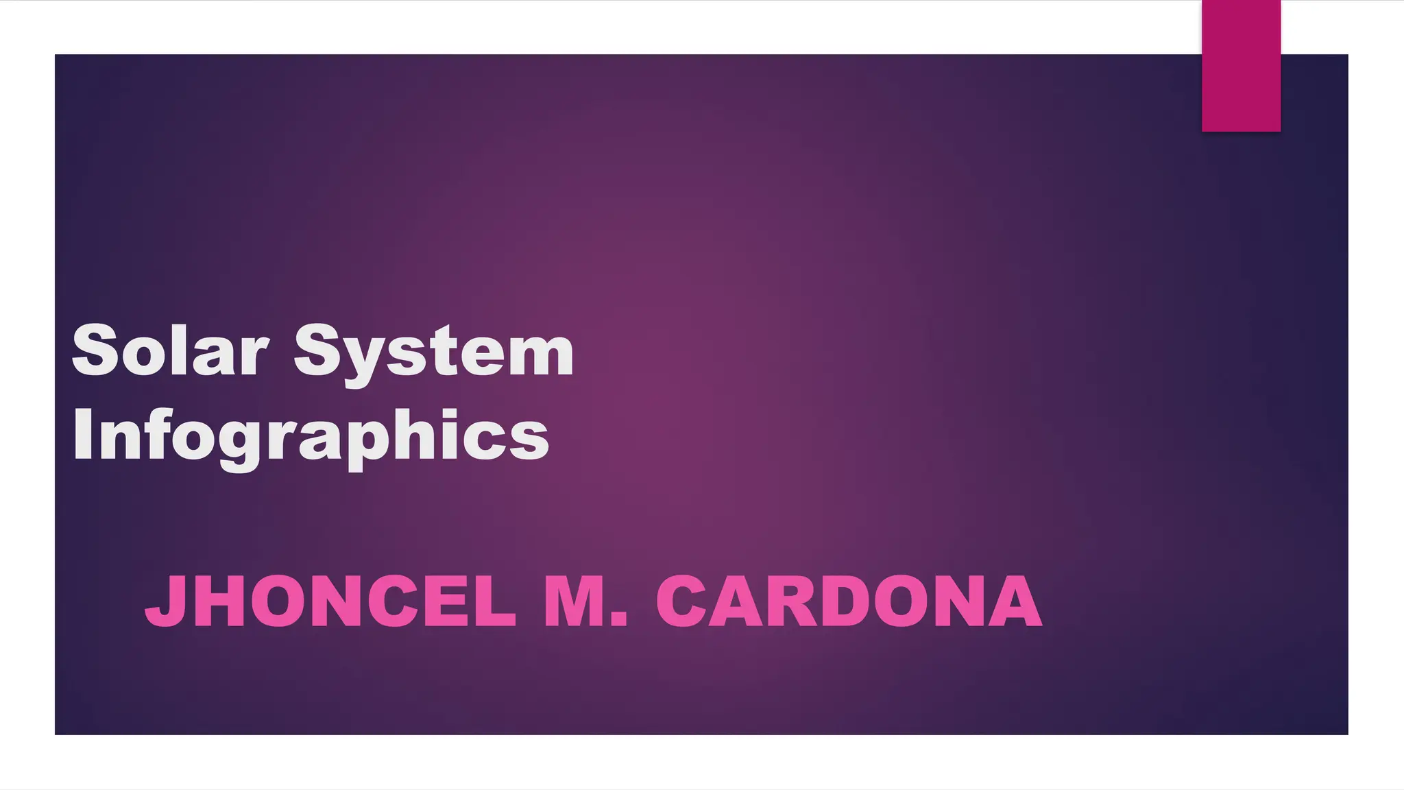 PowerPoint Solar System Infographics TLE | PPT