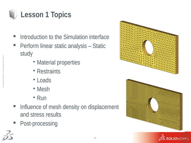 PPT SolidWorks Simulation Training.PDF | Physics | Science