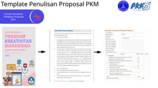 Materi PKM atau Program Kreativitas Mahasiswa | PPTX