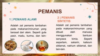 PPT SOSIALISASI ZAT ADITIF.pptx sekolh dasar | PPTX