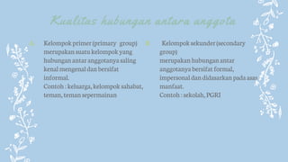 PPT sosiologi klasifikasi kelompok sosial | PPTX