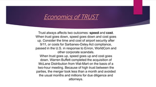 speed of trust-business communication | PPTX