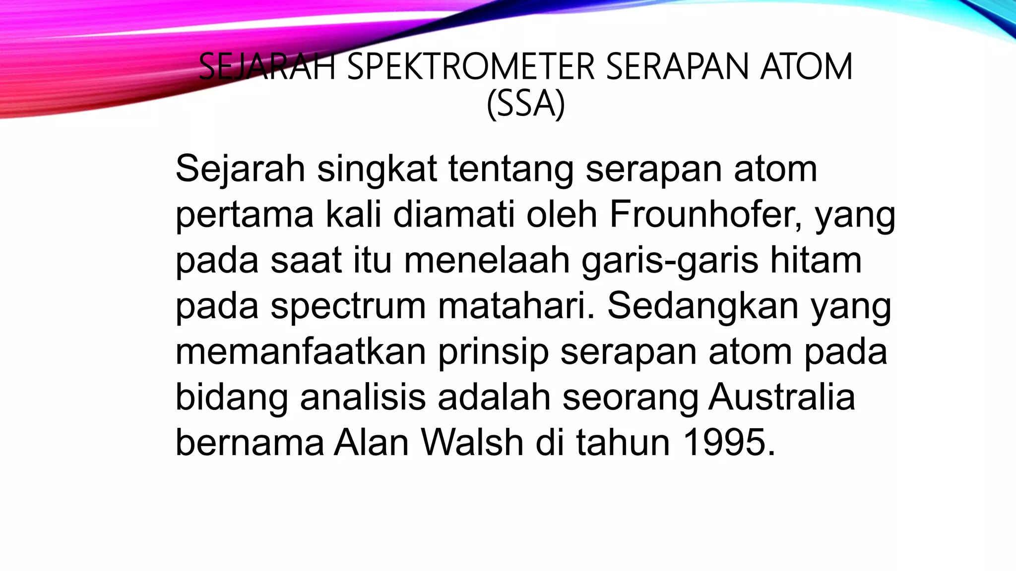 Ppt spektrofotometri serapan atom | PPTX